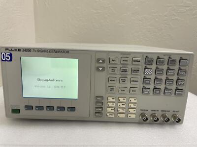 FLUKE 54200 TV SIGNAL GENERATOR | eBay