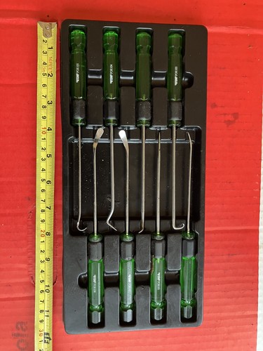 VIM Tools 8pc Mini Pick and O-Ring Removal Spoon Tool Set #POR100 | 0092308658106