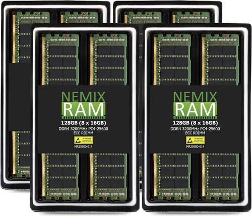 128GB DDR4 3200MHz ECC RDIMM Memory Kit for Servers (8x16GB) | eBay