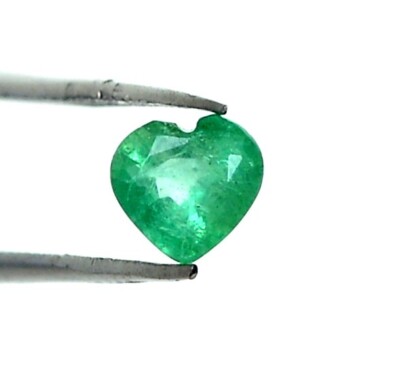 Certified Natural Emerald Heart Shape Cut 5.5x5.5 mm 0.52 CTS Loose ...