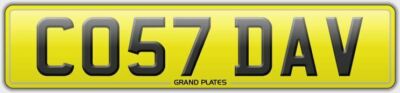 CO57 DAV DAVID NUMBER PLATE DAVIE REGISTRATION DAVE REG DAVY COS I DAVE ...