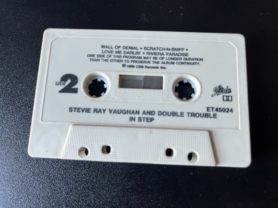 Stevie Ray Vaughan And Double Trouble - In Step Cassette Tape PLAY ...