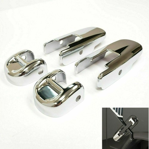 Fit 03-09 HUMMER H2 SUV SUT Chrome 4PCS Hood Side Hinge Cover Trim Cap ...