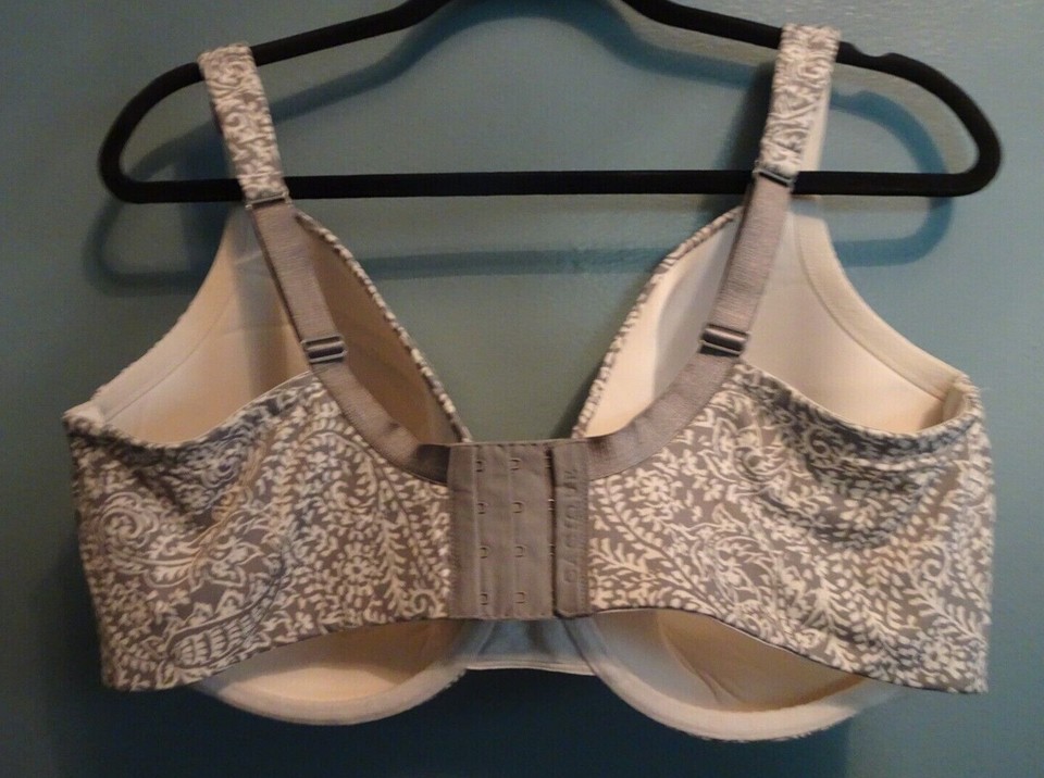 Lane Bryant Cacique 42F Gray Paisley LL Full Coverage Bra | eBay