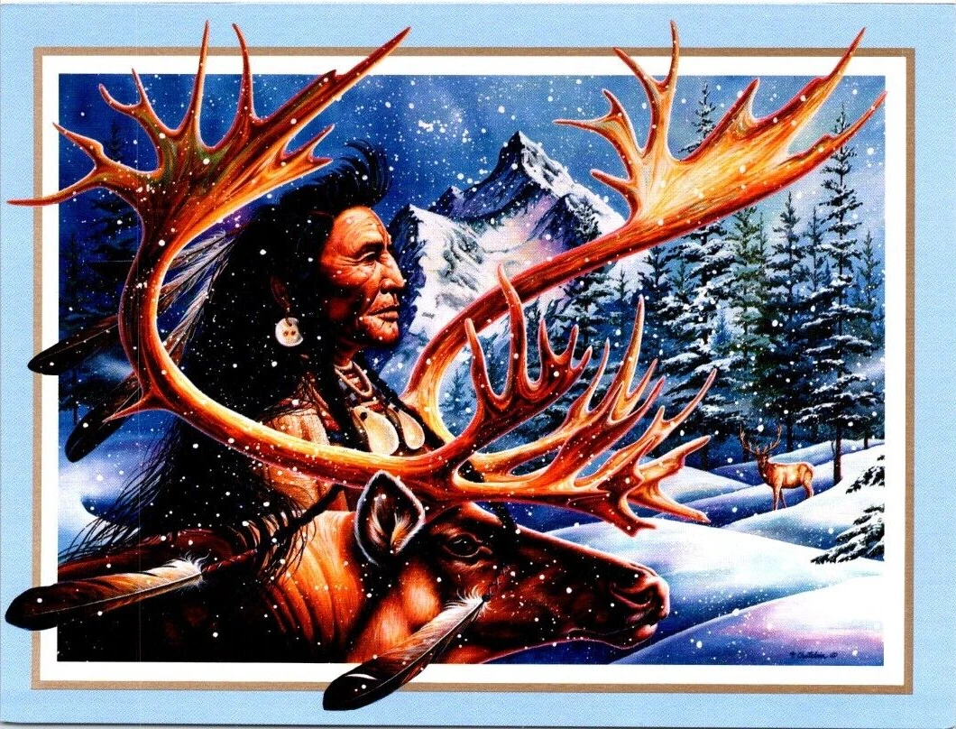 Native American Indian Card