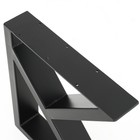 2x Industrial Steel Table Legs K-Shaped Dining Table Desk Bench ...