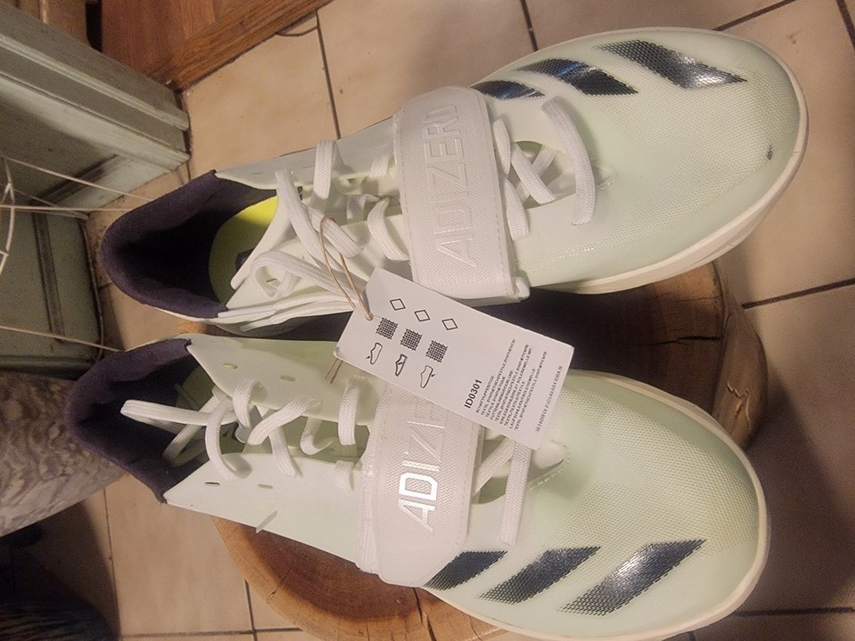 Size 11.5 - Adidas Adizero Triple Jump Green Spark Black Track & Field ...