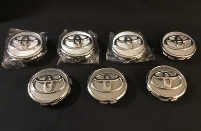 Toyota Logo | Wheel Center Caps 57mm | Silver/Chrome | Corolla, Yaris ...