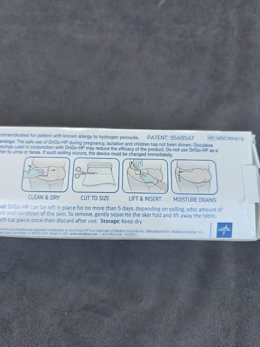 Medline DriGo-HP Intensive Skin Therapy Barriers Antibacter Wicking ...