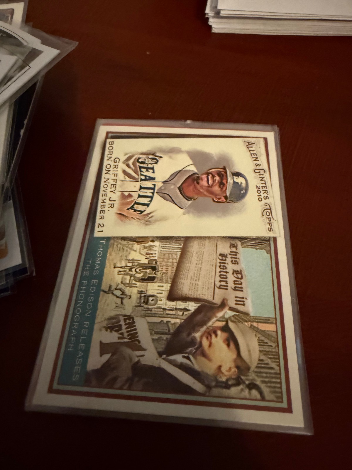 2010 Topps Allen & Ginter This Day In History #TDH27 Ken Griffey Jr ...