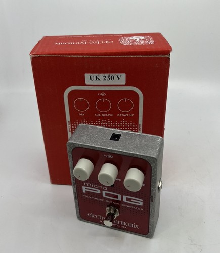 Electro-Harmonix EHX Micro POG Polyphonic Octave Generator Guitar ...