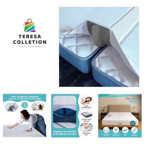 2-in-1 Bed Bridge Twin/Twin XL to King with Attached Sheet – Bed Gap ...