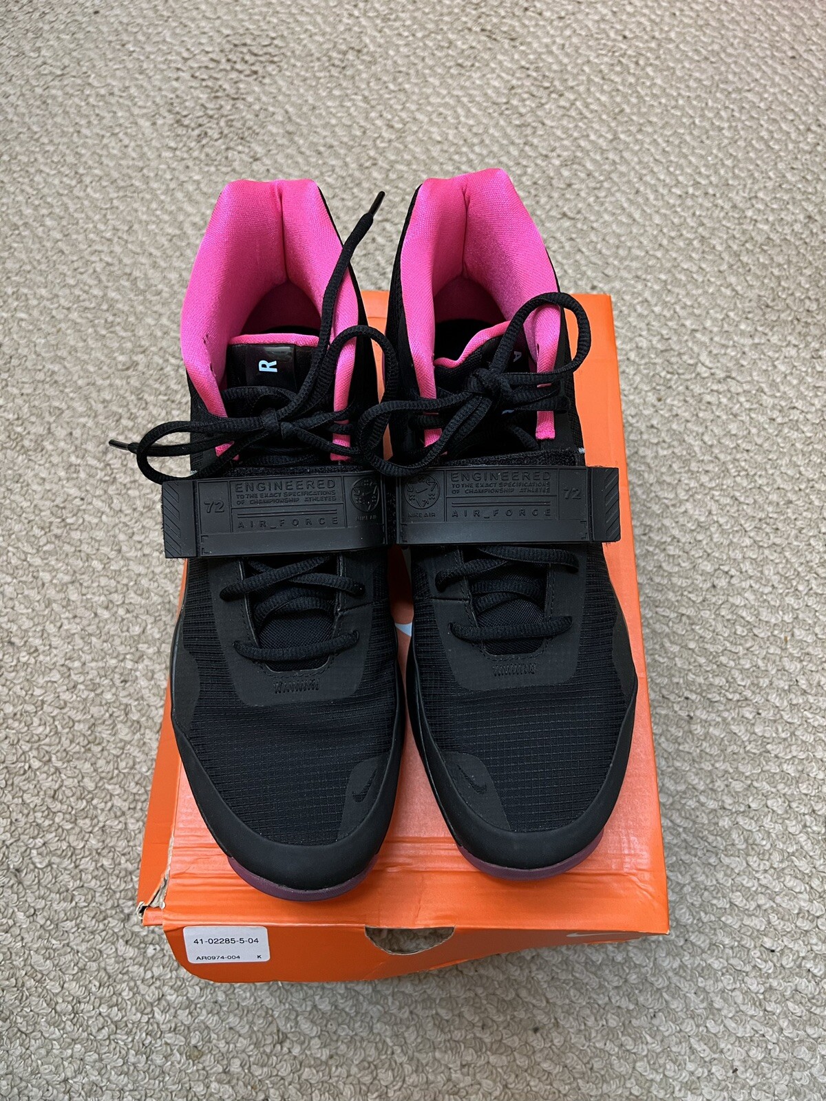 Nike Air Force Max Black Pink Blast Blue Chill Basket… - Gem