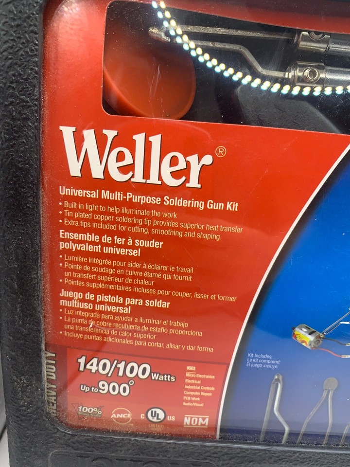 Weller Soldering Gun Kit 140/100 Watts Heavy Duty Carry Case Inc. | eBay