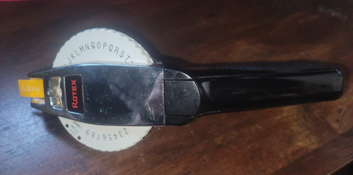 Avery Rotex Professional Label Maker Black & Chrome 3/8” - 1/2” w ...