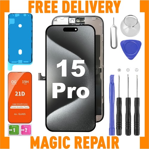 For iPhone 15 Pro Prime plus Screen Replacement + Digitizer + Tools ...