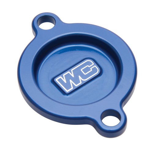 Works Connection Oil Filter Cover Blue For KTM HUSQVARNA GAS GAS | eBay
