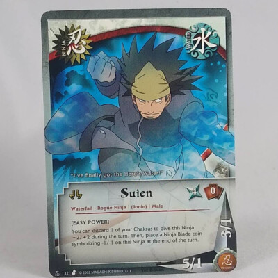 Shonen Jump Naruto CCG Curse of the Sand - Suien 132 Card Game Tcg | eBay