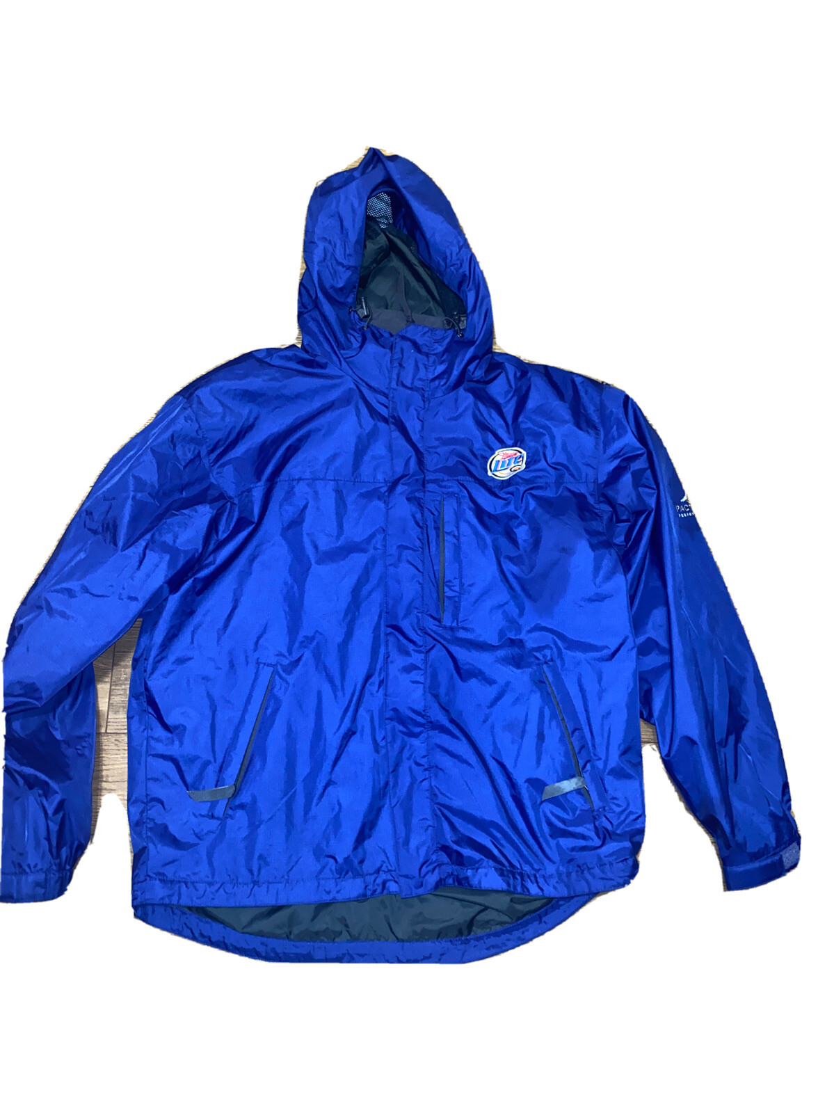 Pacific Trail Rain Jacket Blue Hooded Pactech Waterpr… - Gem