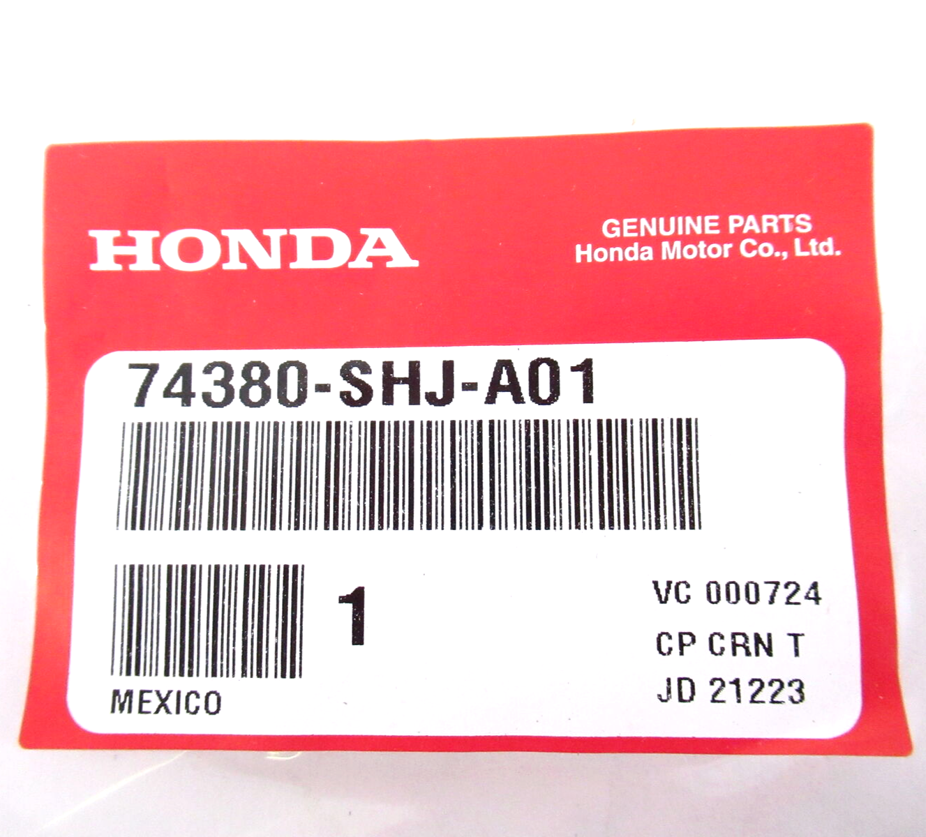 Genuine OEM Honda 74380-SHJ-A01 Cable Slide Door Stopper Sensor 2005-10 ...