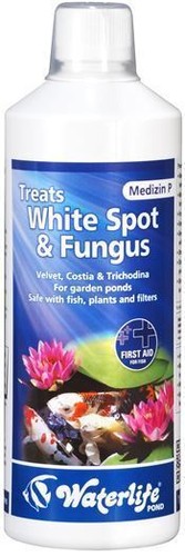 Waterlife Medizin P White Spot & Fungus Fish Pond Medication Treatment ...