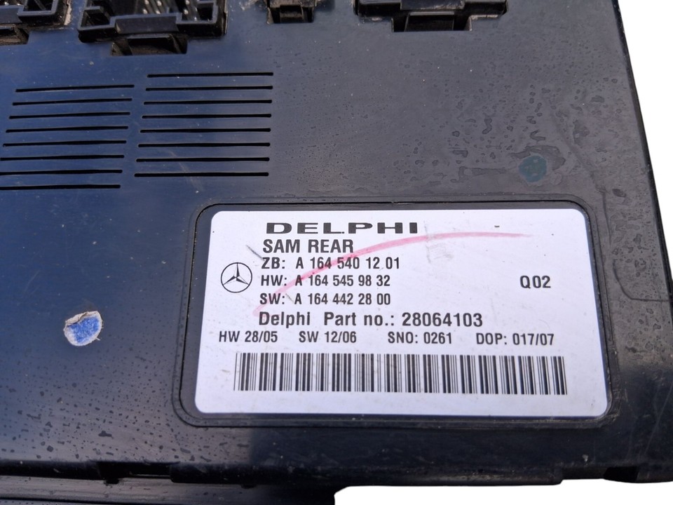 06-12 Mercedes Benz GL450 R500 Rear SAM Signal Acquisition Module ...