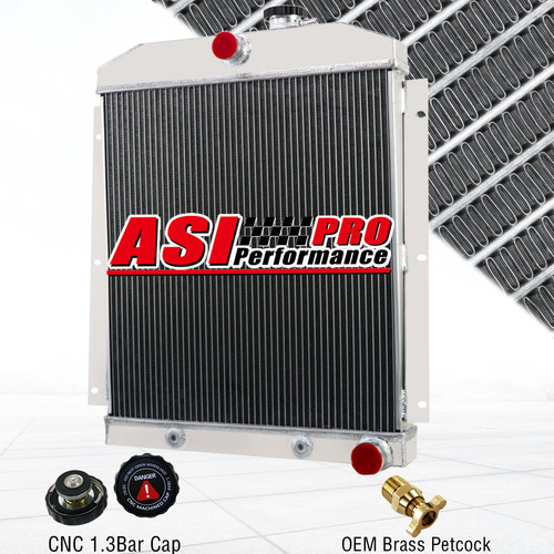 4 ROW Aluminum Radiator for 1947-1954 1953 CHEVY PICKUP TRUCK/SUBURBAN ...