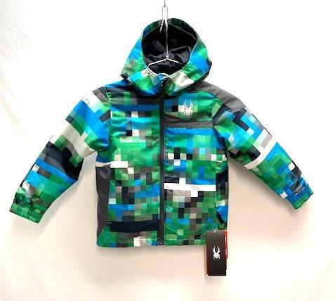 Spyder Boys Mini Reckon 3-in-1 Snow Ski Snowboard Jacket Pixel Print Sz ...