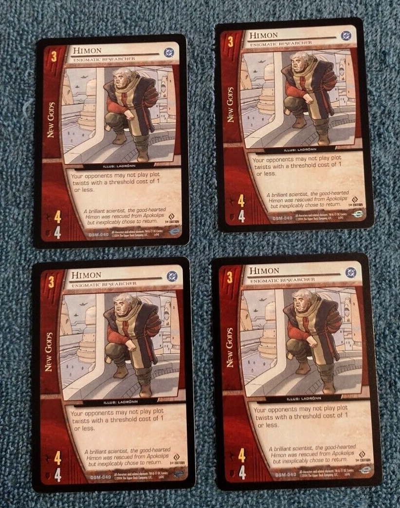 DC VS TCG DSM-040 Himon - Enigmatic Researcher Uncommon x4 | eBay