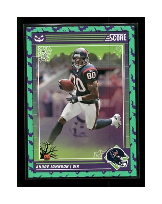 2024 Score A Treat #117 Andre Johnson Houston Texans Green Bats | eBay