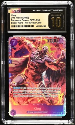 King One Piece (2022) Romance Dawn #OP01-096 SR Pre-Errata CGC 10 ...