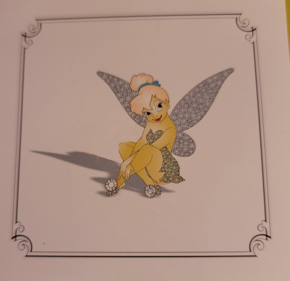 Swarovski Disney Signed Tinkerbell Sitting Pin Brooch Limited Edition ...