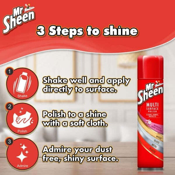 Mr Sheen Multi-Surface Polish Original 250ml Pack of x 1 or 12 Tins ...