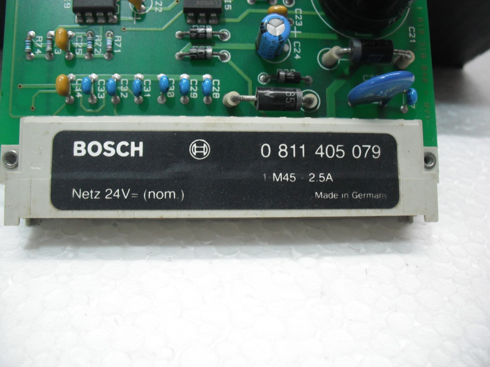 BOSCH 0811 405 079 PROPORTIONAL AMPLIFIER CARD / VALVE DRIVER | eBay