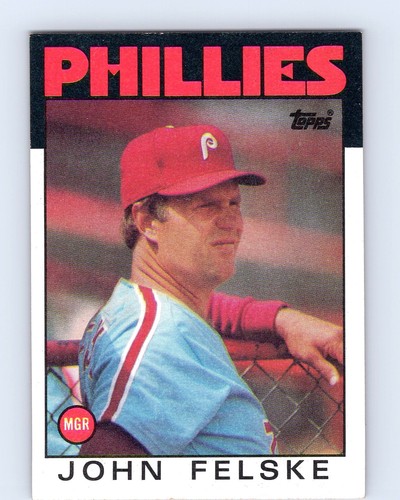 1986 Topps #621 John Felske Philadelphia Phillies Baseball Card | eBay