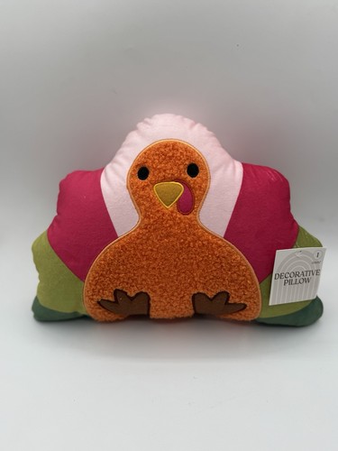 Target Bullseye Thanksgiving Velvety Soft Throw Pillow NEW Turkey Pink ...