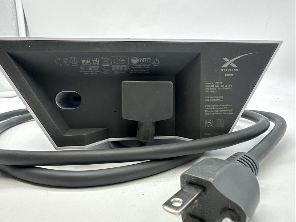 Starlink Modem & Router UTR-211 with Power Cable UNTESTED | eBay