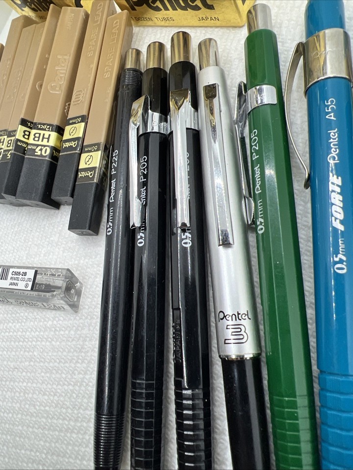 PENTEL P225-205- Pentel 3, Forte Mechanical Pencil Lot - Japan - Zebra ...