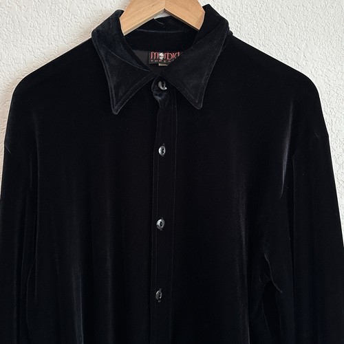 Vtg Morbid Threads Men's Vampire Long Shirt Romantigoth Gothic Hot ...