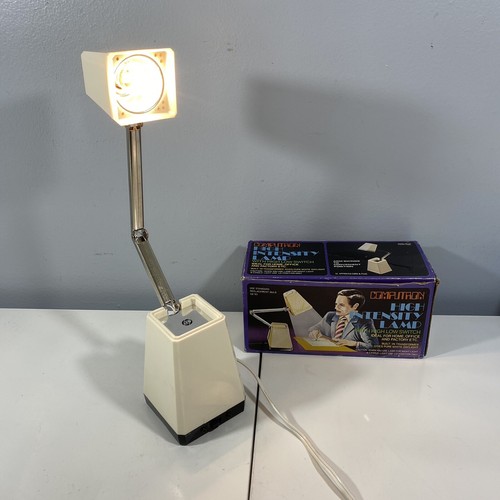 Vtg COMPUTRON Lamp High Intensity Desk Light Foldable Convertible ...