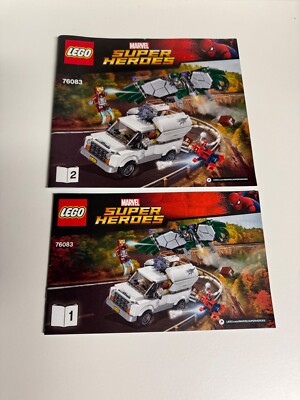 Lego DC Comics Super Heroes Spiderman (76083) Instruction Booklet Only ...