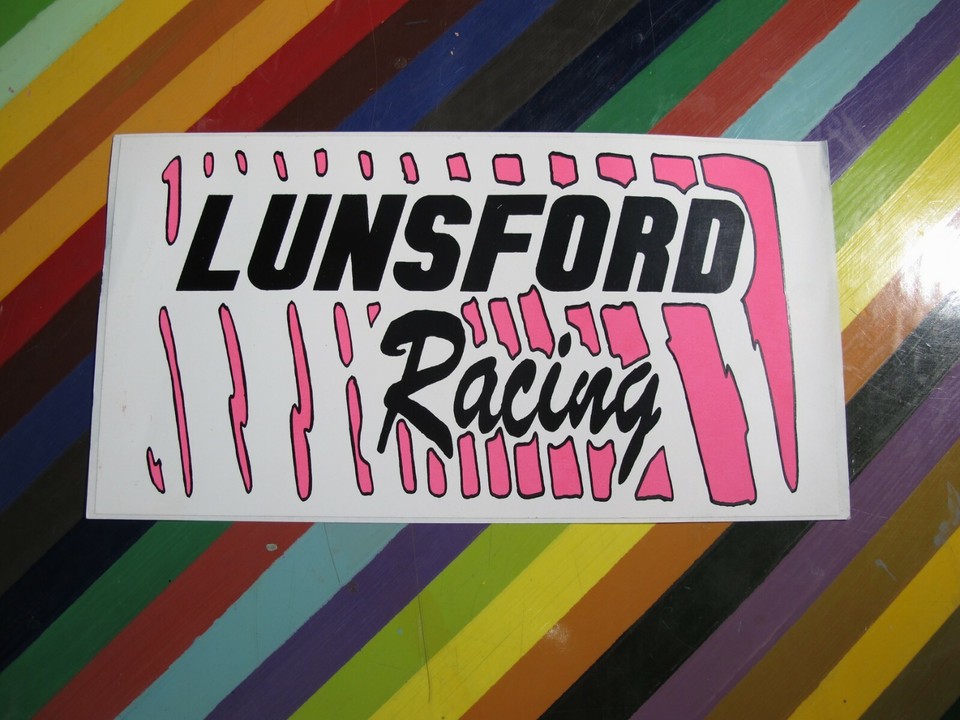 vtg 1980s 90s Auto RC Racing sticker - Lunsford Progressive Race Prep ...