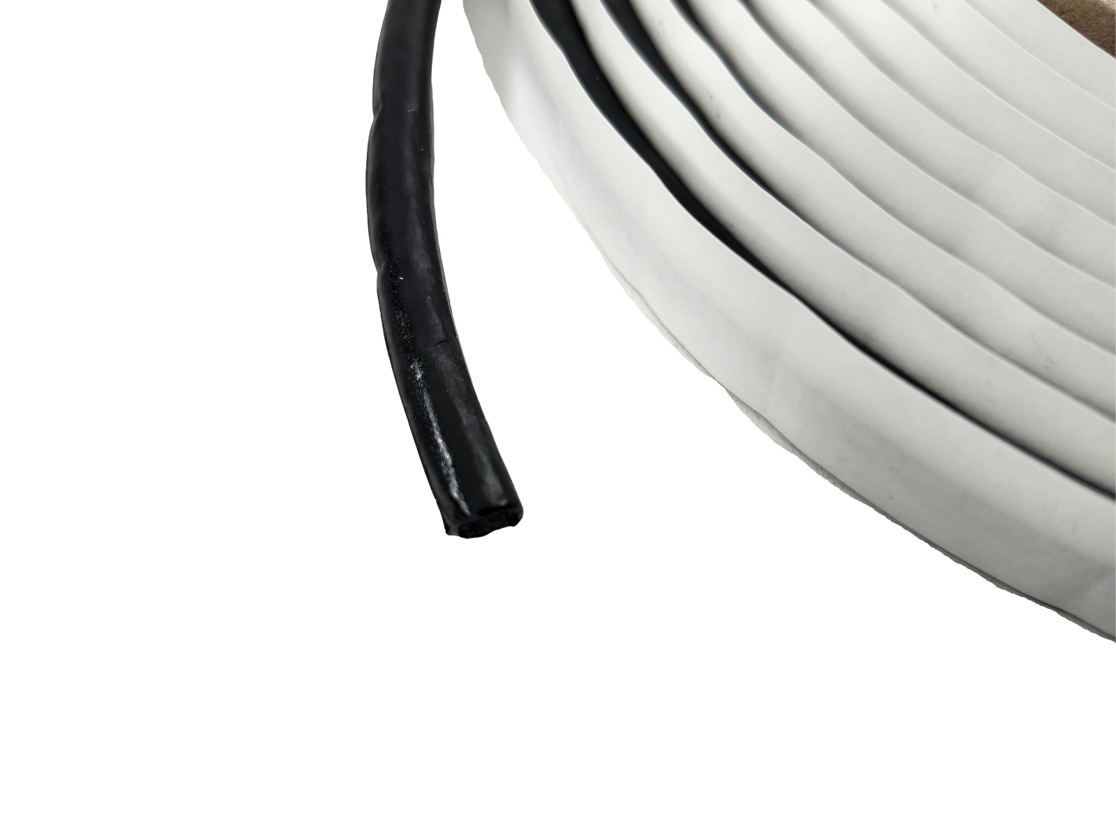 6mm x 12' Foam Core Round Butyl Tape Roll Auto Glass Adhesive Soft Seal ...