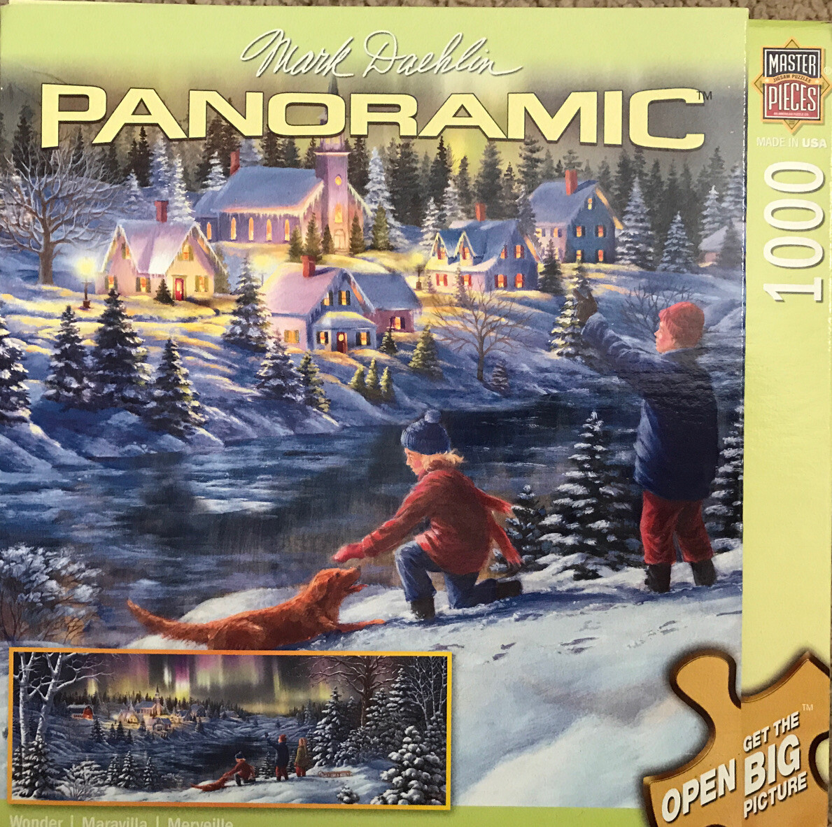 Mark Daehlin Panoramic Puzzle "Wonder" Used Once *excellent condition ...