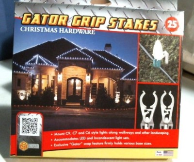 Christmas Hardware Gator Grip Stakes Lot Of 2 25 Each Box FREE SHIPPING ...