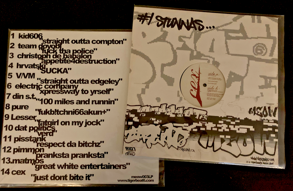 KId 606- Tiger Beat 6 , 2 record lot. "Attitude" Meow 03 and Cex -Meow ...