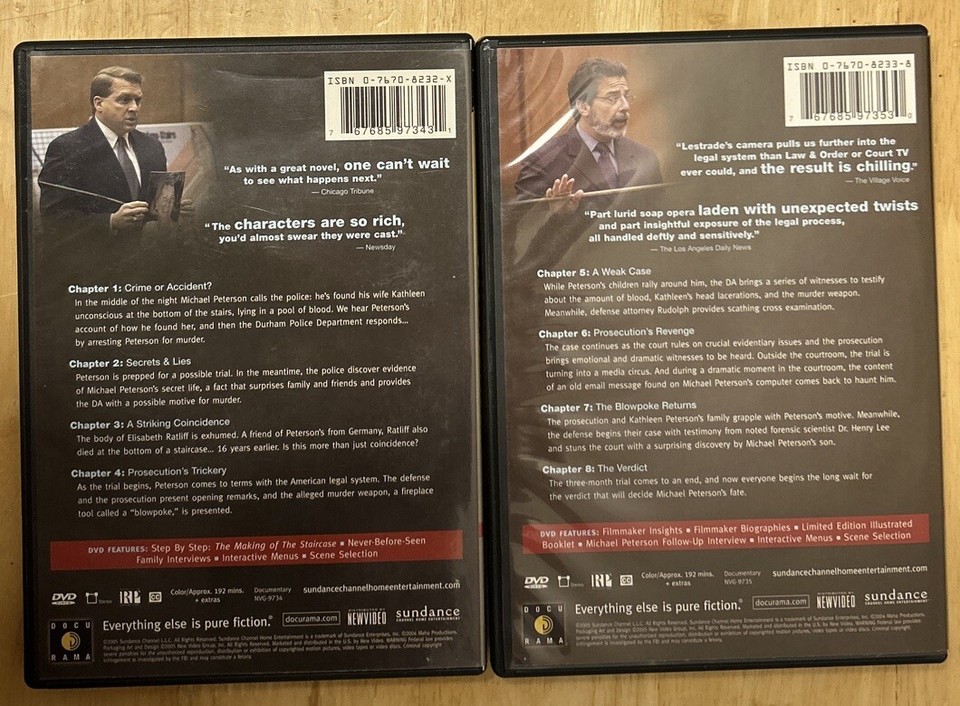 The StairCase - Sundance Documentary Collection DVD Disc 1 & 2 | eBay