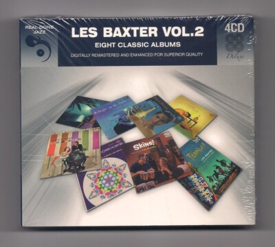 LES BAXTER - Eight classic albums Vol. 2 SEALED 4CD set - remastered | eBay