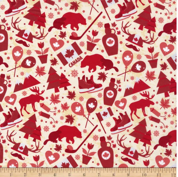 Moose Print Fabric