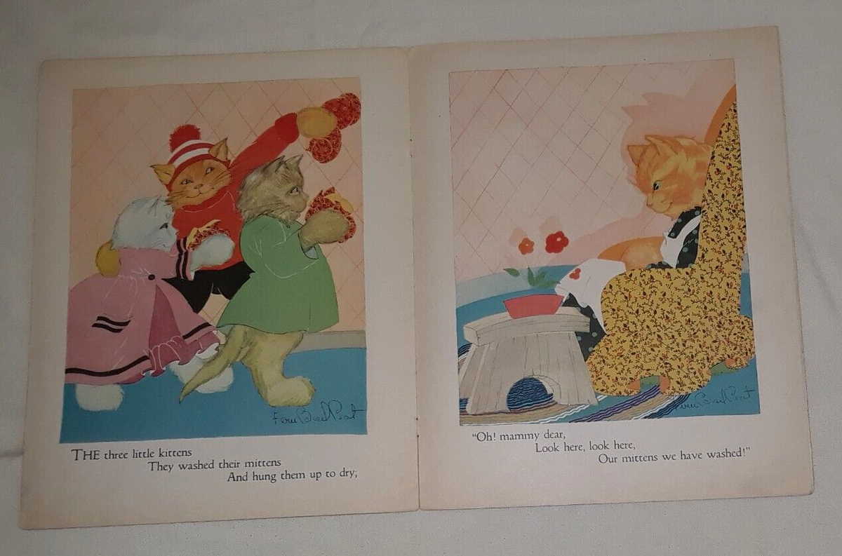 Three Little Kittens Washed Their Mittens History Of The Three Little